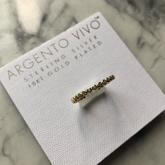 Argento Vivo | Jewelry | New Gold Crystal Argento Vivo Ring | Poshmark
